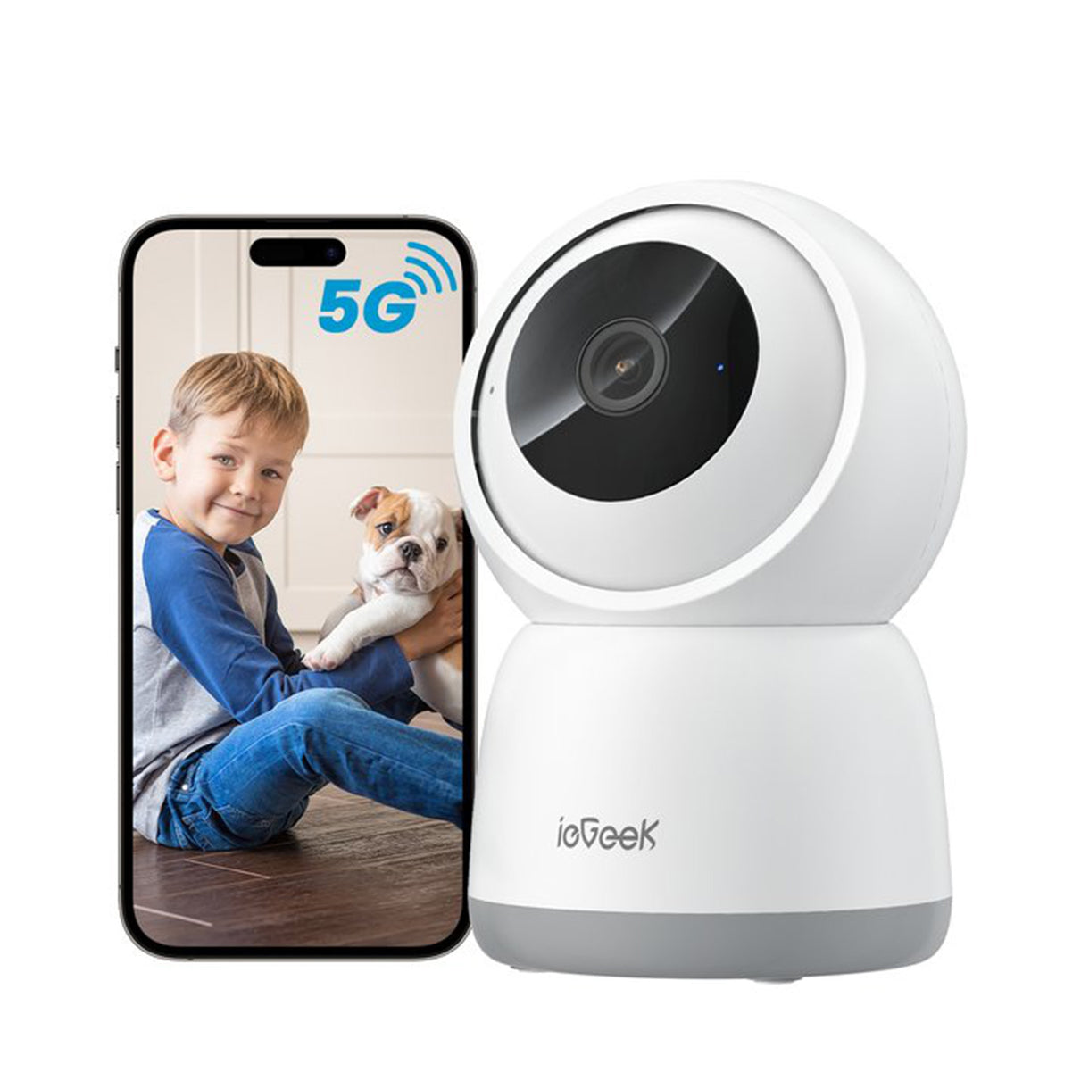 SC1 Pro Indoor Camera | Upgraded 5MP & Dual-Band Wi-Fi – ieGeek-UK