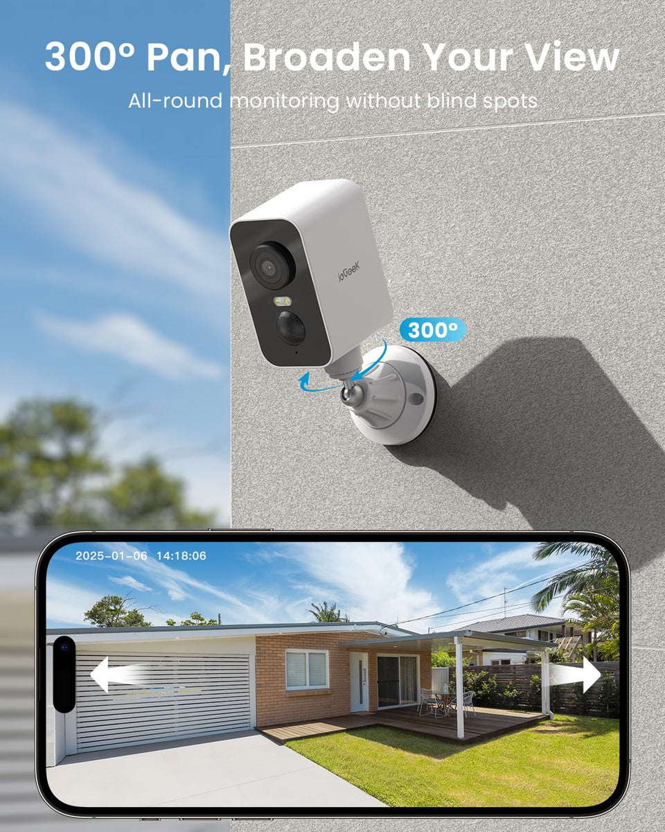 ieGeek Battery Camera S2 - 2K 3MP Magnetic Base Battery Camera – ieGeek-UK